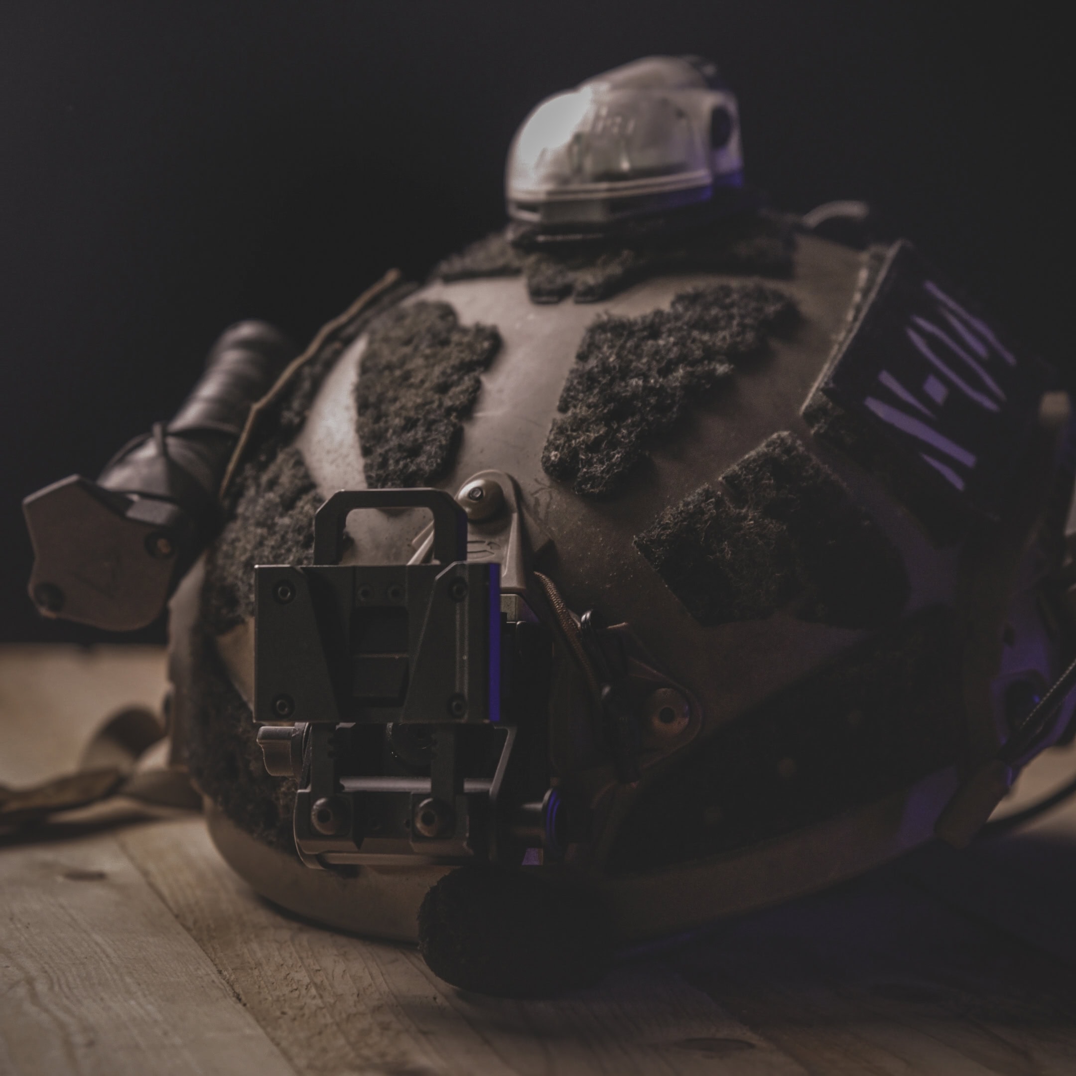 Velcro Multicam Black Original Casco Airsoft - Simplemente Airsoft